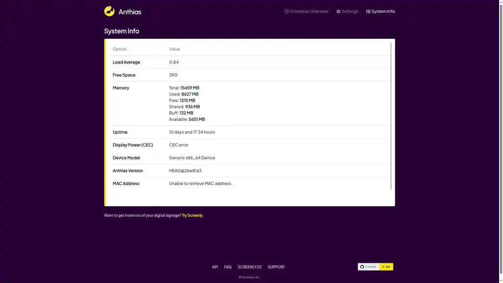 Screenly - Anthias v0.20.0 is out now